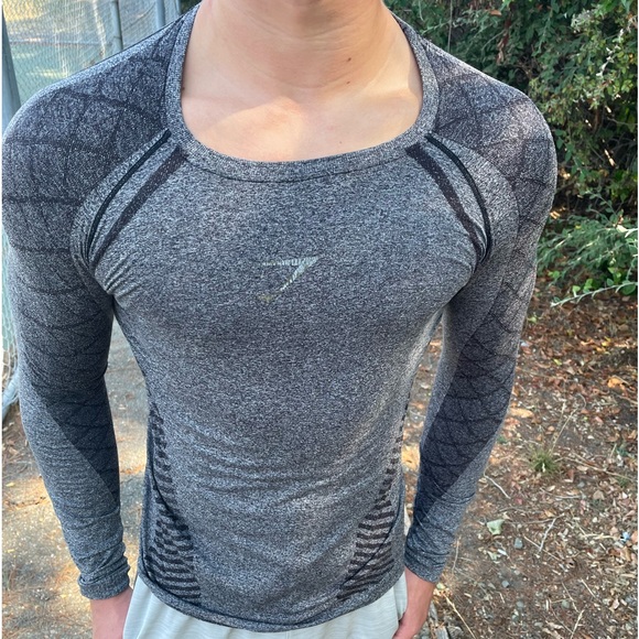 Gymshark | Shirts | Rare Gymshark Devant Seamless Longsleeve Men Shirt Workout Bodybuilding ...